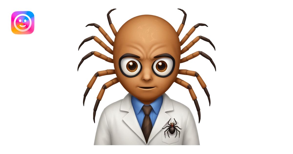 spider in a lab coat emoji | AI Emoji Generator