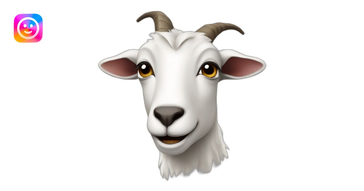 Goat sign emoji | AI Emoji Generator