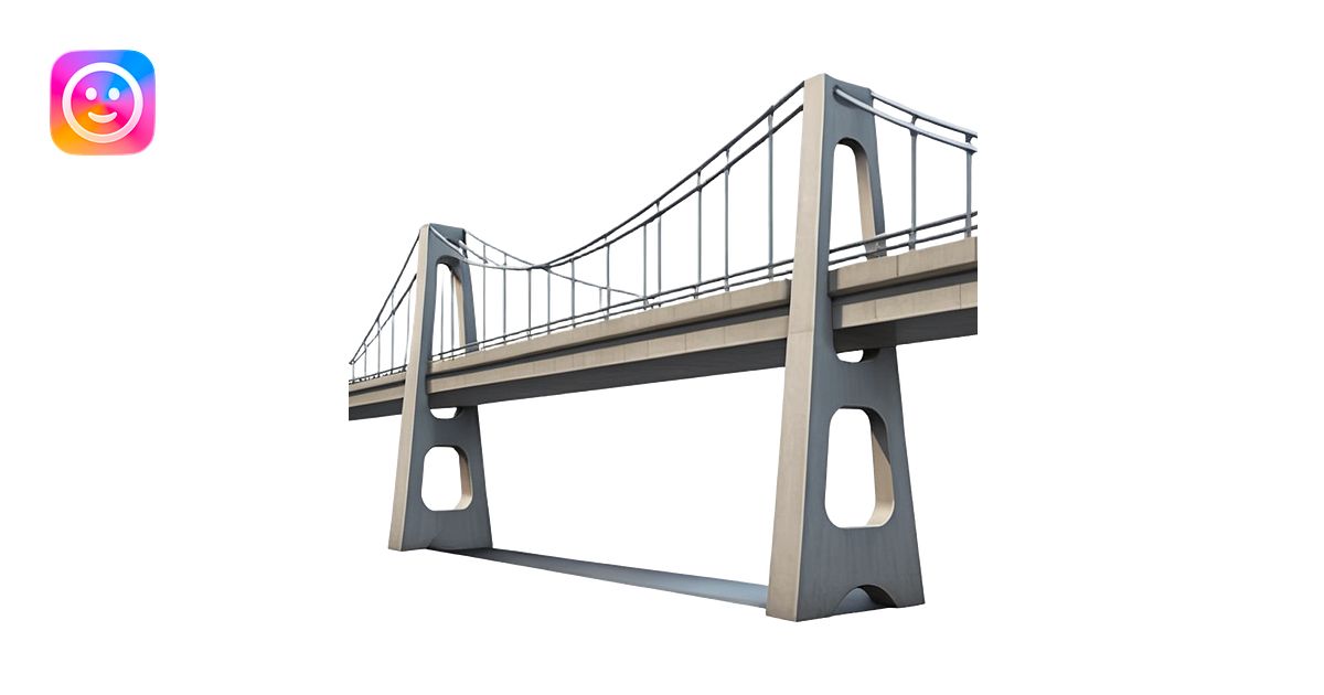 big bridge modern emoji | AI Emoji Generator