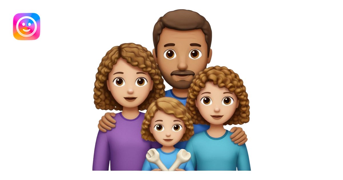 Brown dad with a short straight hair cut and stubble beard with his two ...