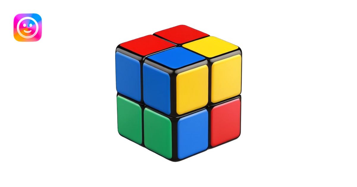 Rubik's Cube emoji | AI Emoji Generator