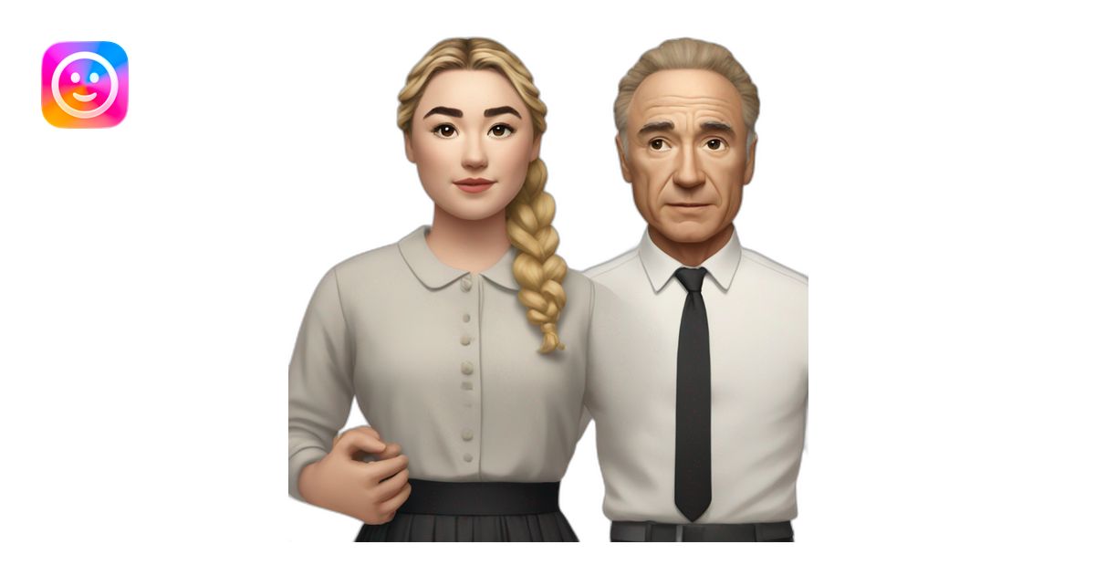 Florence Pugh and oppenheimer emoji | AI Emoji Generator