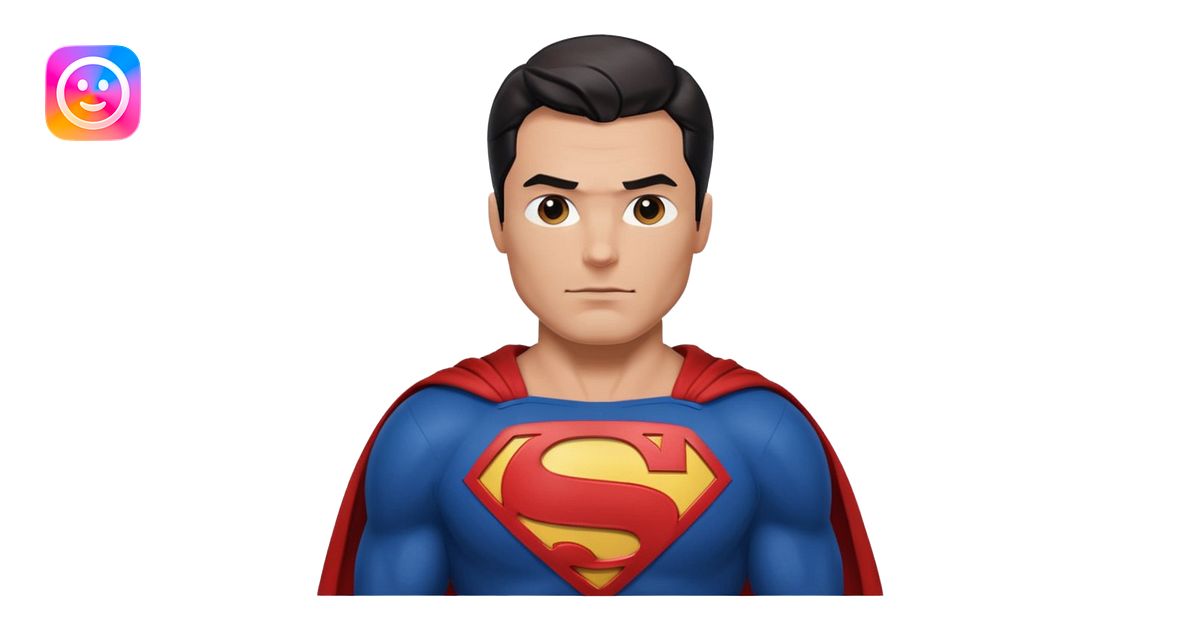 superman standing emoji | AI Emoji Generator