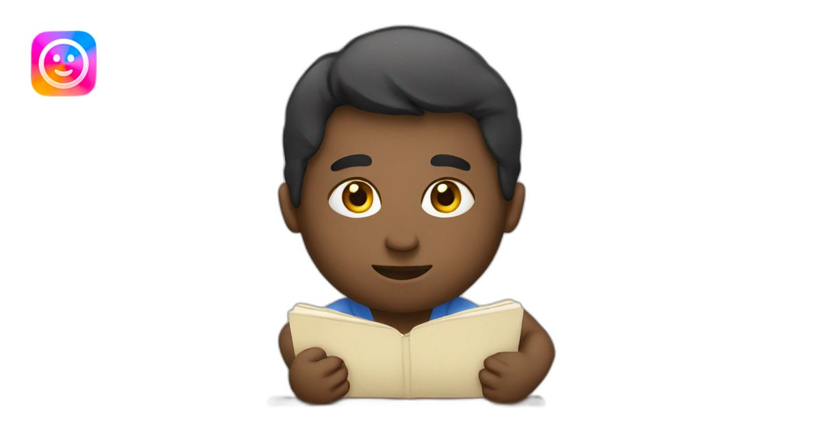 Studying emoji | AI Emoji Generator