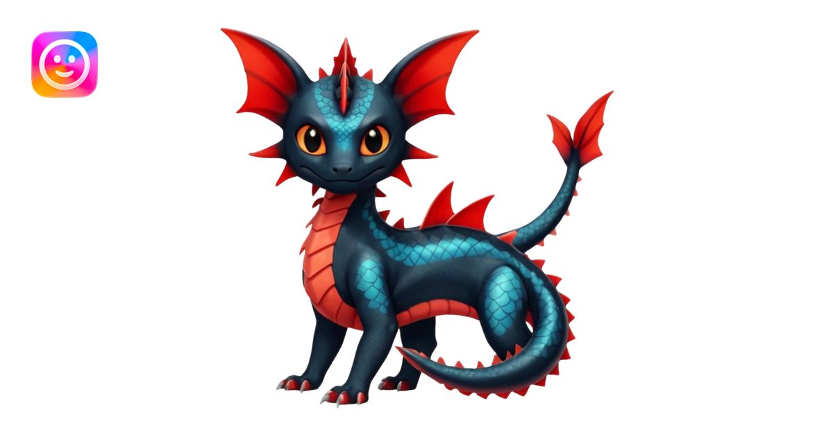 Shiny Red And Black Colorful Litten-Salandit-Vaporeon-Toothless-Fakémon ...