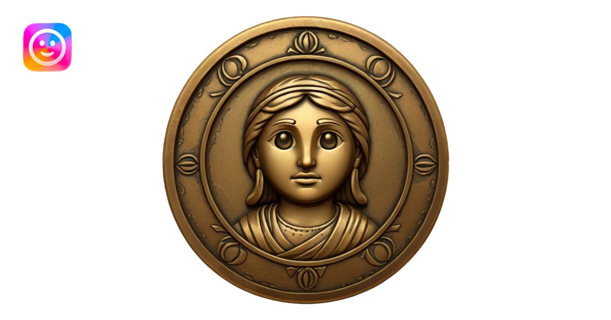 Ancient Coin emoji | AI Emoji Generator