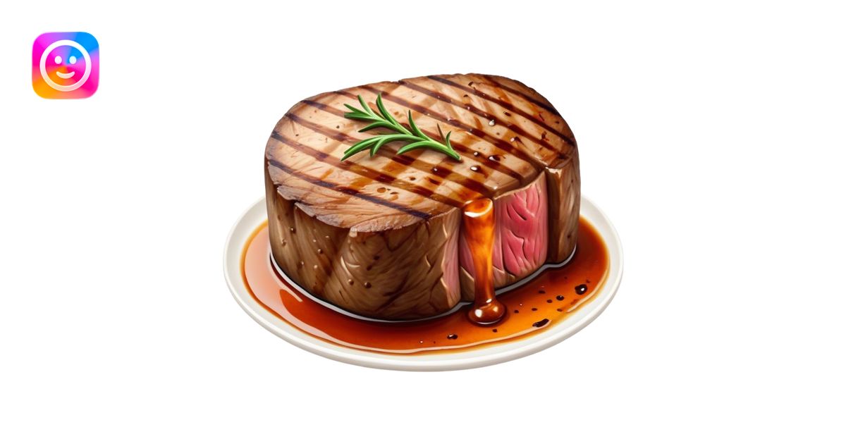 Cinematic thick-cut scotch fillet steak, perfectly seared with grill ...