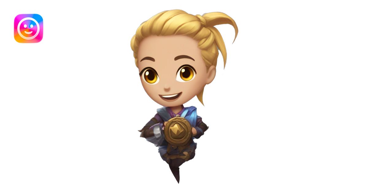 Jinx league of legends emoji | AI Emoji Generator