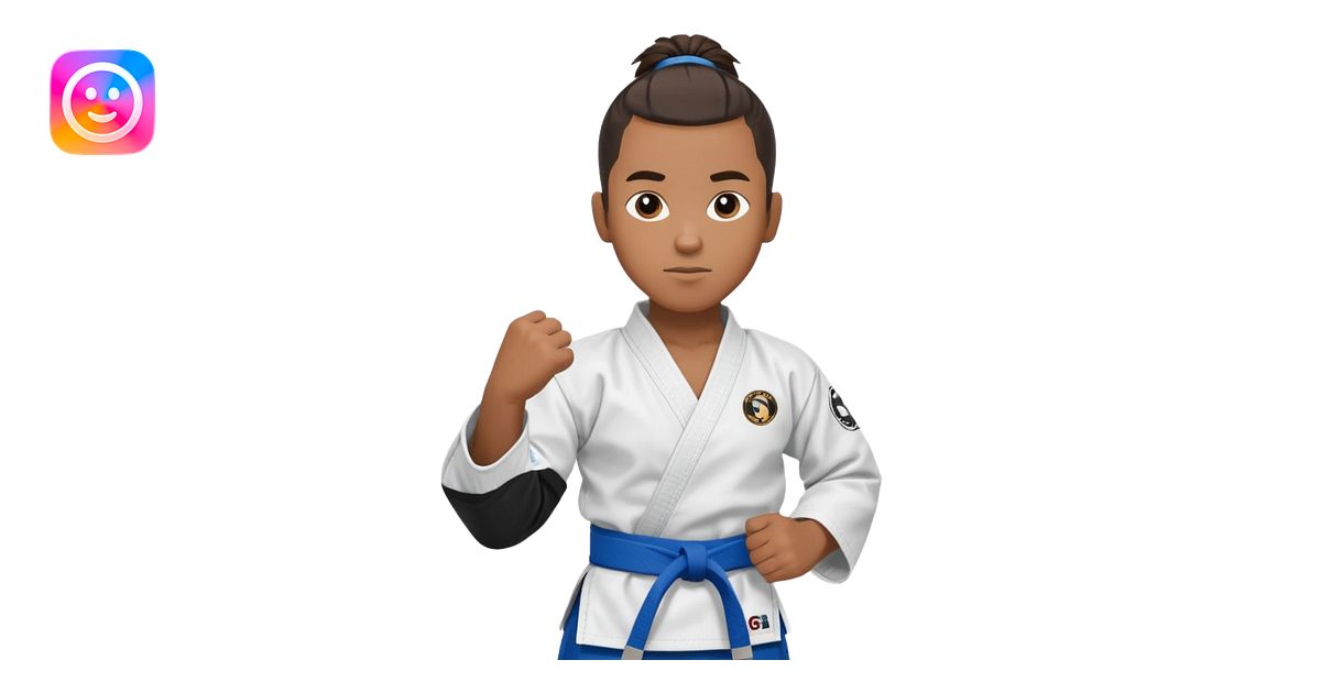 black karate instructor with ponytail and a low taper haircut, and a ...