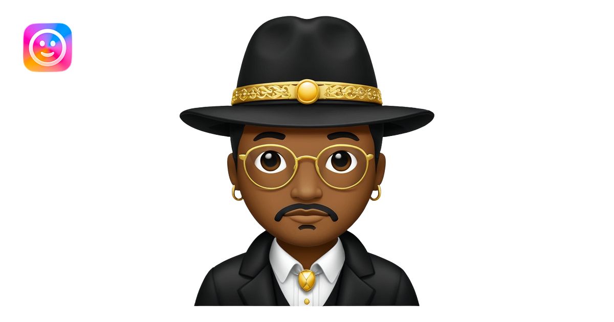 A black pimp emoji | AI Emoji Generator