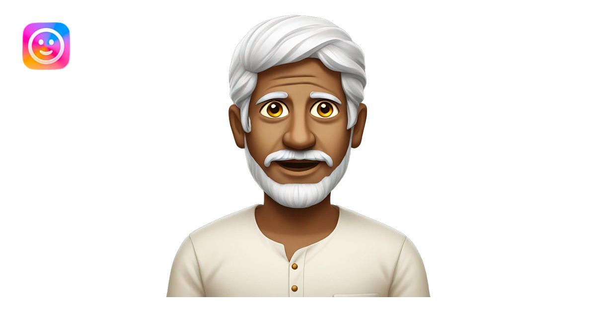 common man in south indian tradition emoji | AI Emoji Generator