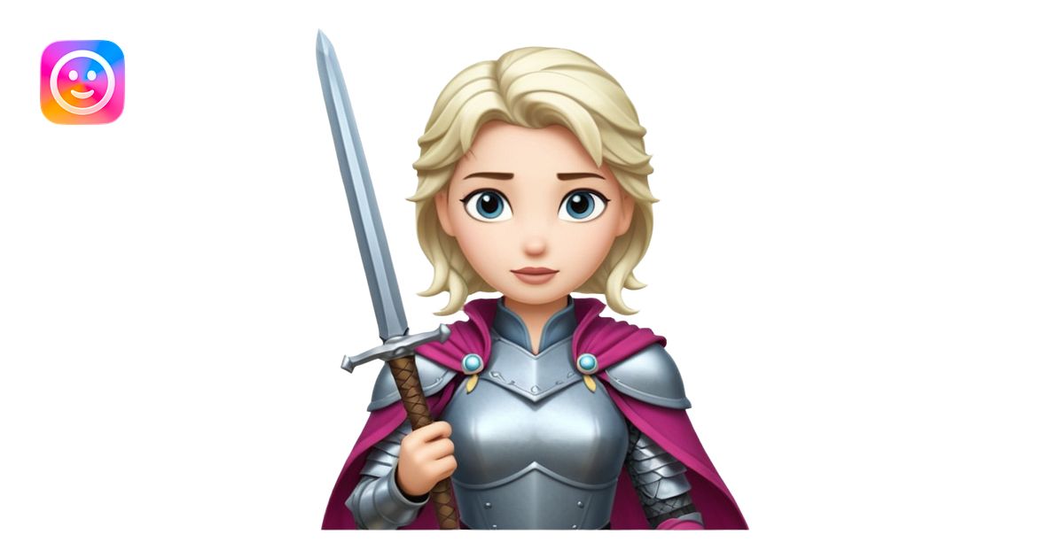 Elsa the war princess emoji | AI Emoji Generator
