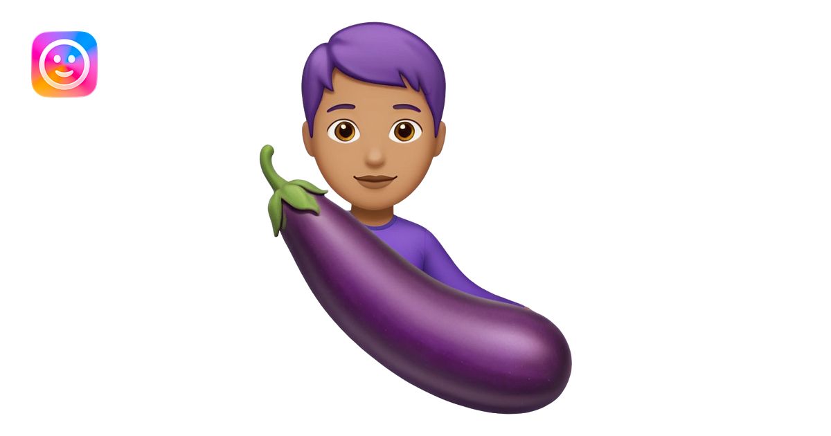 Egg plant between foot emoji | AI Emoji Generator