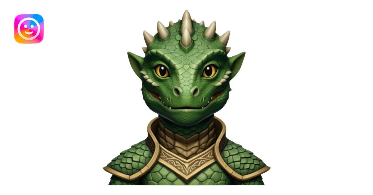 ESO Argonian emoji | AI Emoji Generator