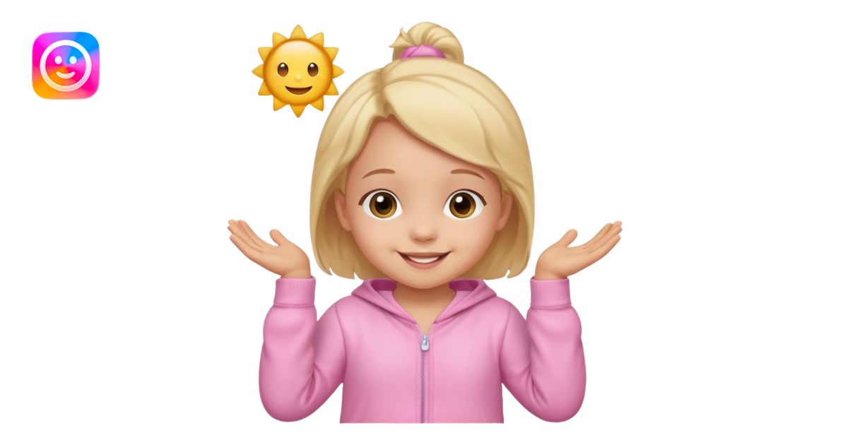 Bébé fille pack emoji | AI Emoji Generator