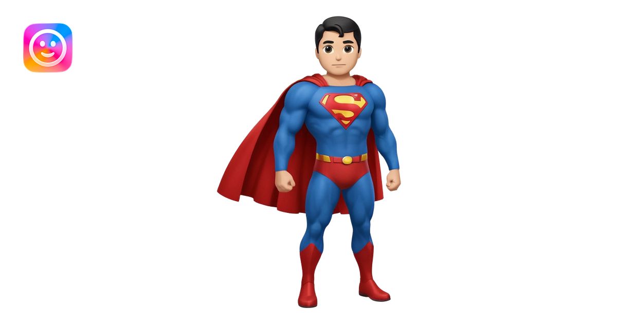 super man full body emoji | AI Emoji Generator