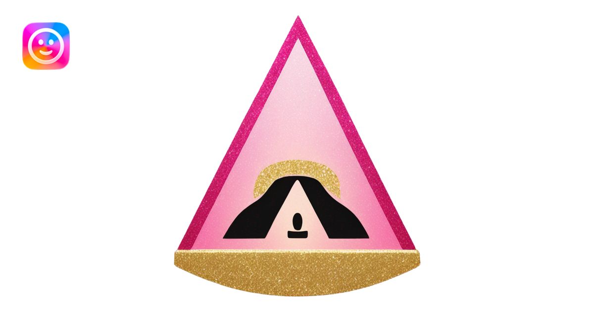 Pink ombre French Revolution guillotine with glitter emoji | AI Emoji ...