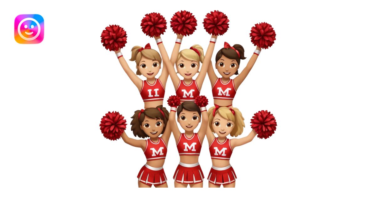 Cheer squad emoji | AI Emoji Generator