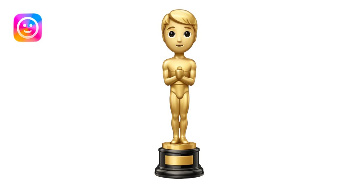 Oscar trophy emoji | AI Emoji Generator