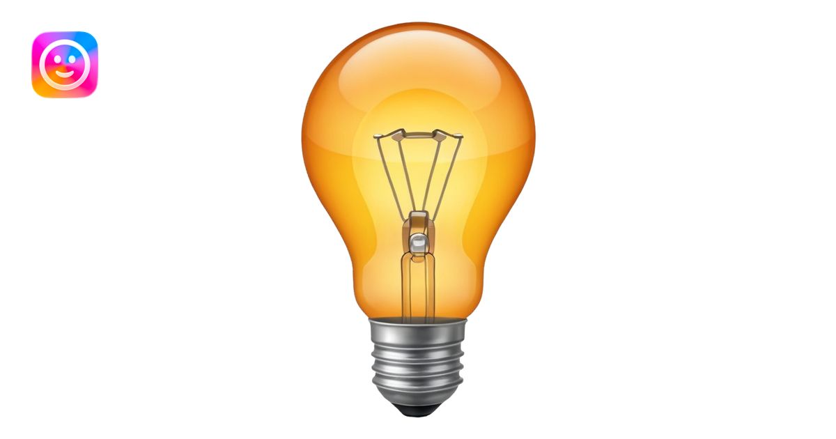 a light bulb being emoji | AI Emoji Generator