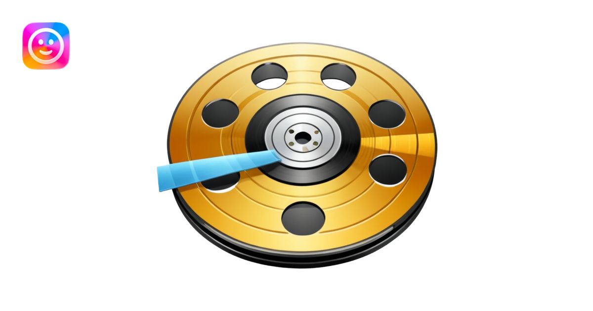 movie strips disk lines emoji | AI Emoji Generator