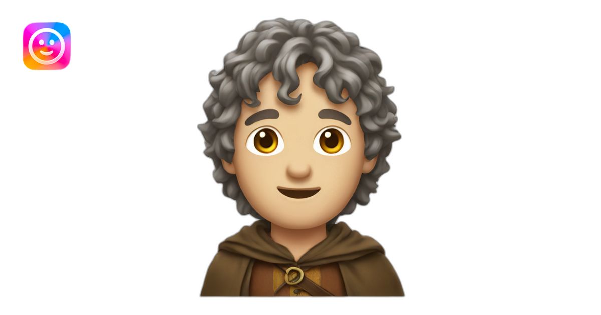 Frodo baggin emoji | AI Emoji Generator