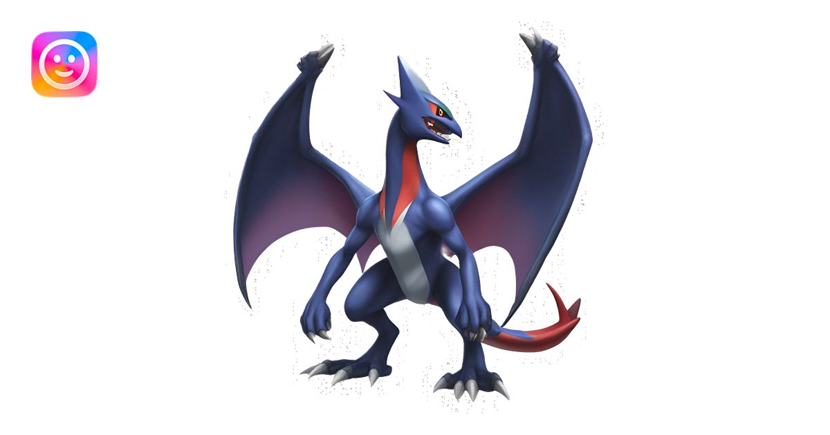 Edgy Cool Nargacuga-Noivern-Latias-Garchomp-Pokémon Full Body emoji ...