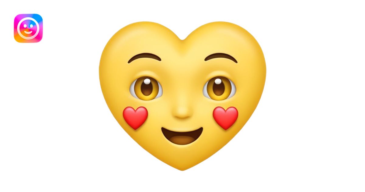 Shaking face emoji but with heart shaped eyes emoji | AI Emoji Generator