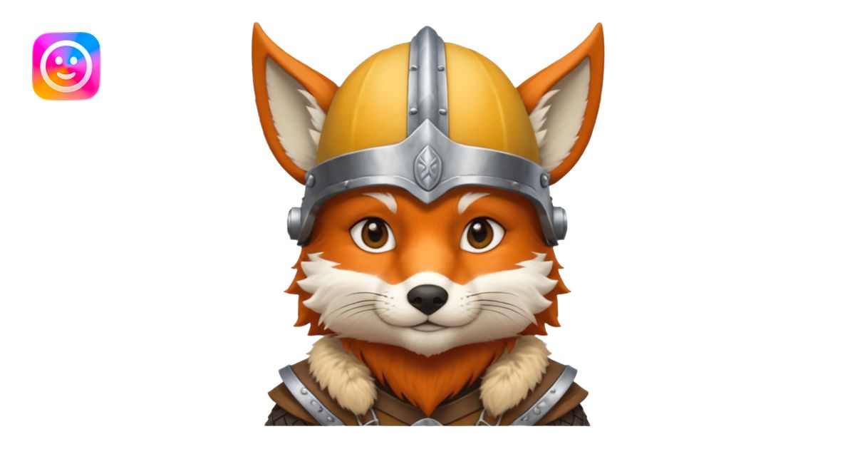 viking fox emoji | AI Emoji Generator