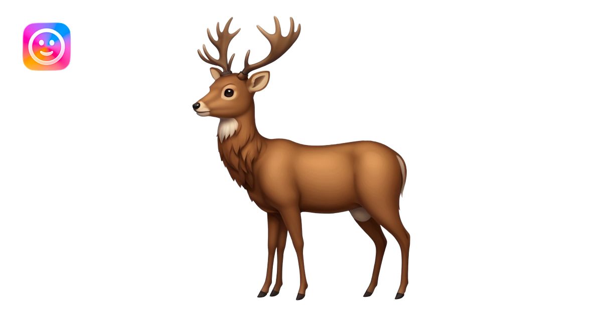 deer full body emoji | AI Emoji Generator