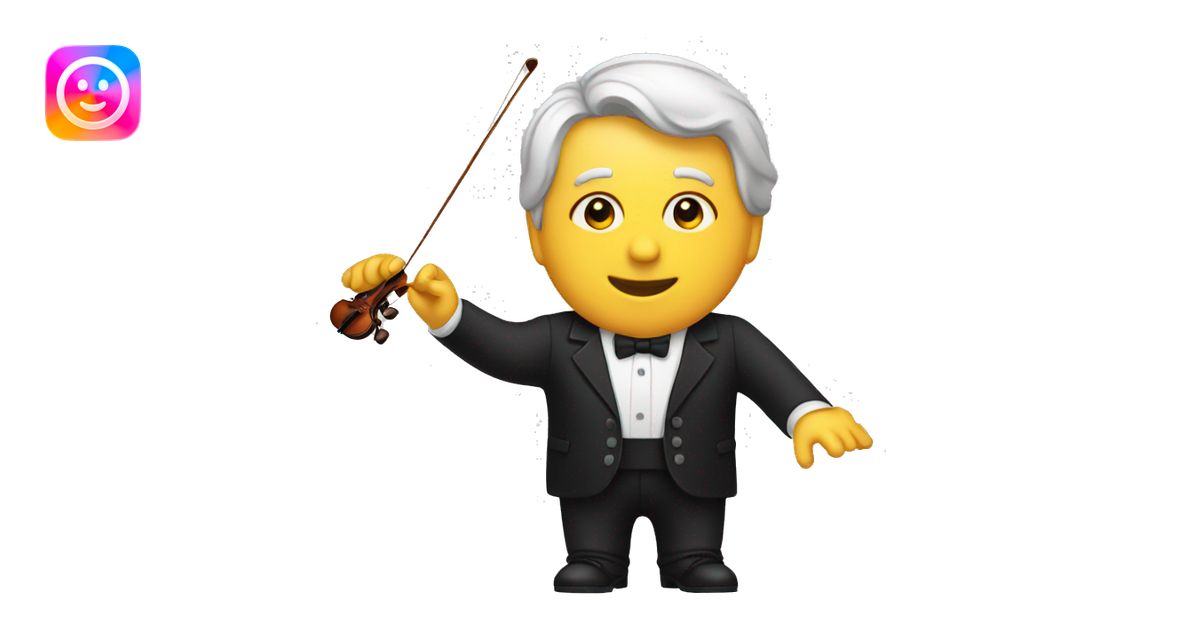 orchestra director emoji | AI Emoji Generator