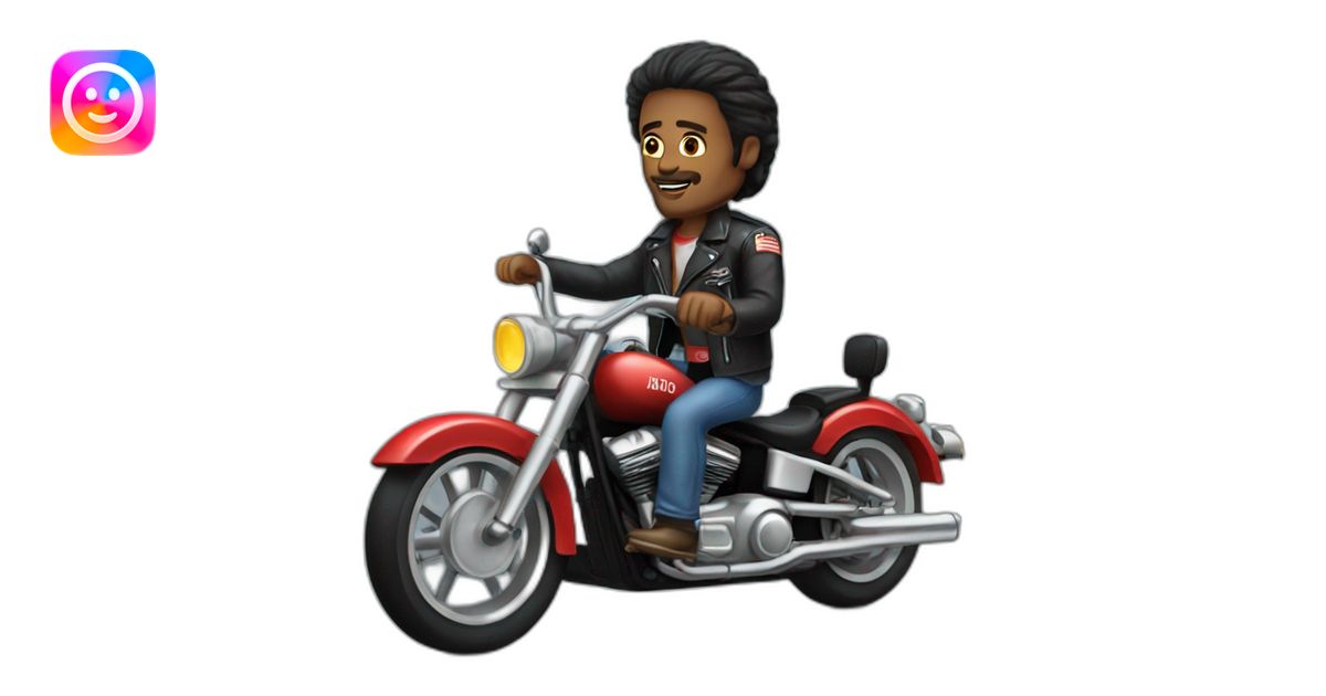 Easy rider emoji | AI Emoji Generator