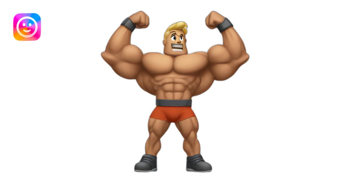 muscle rocket emoji | AI Emoji Generator