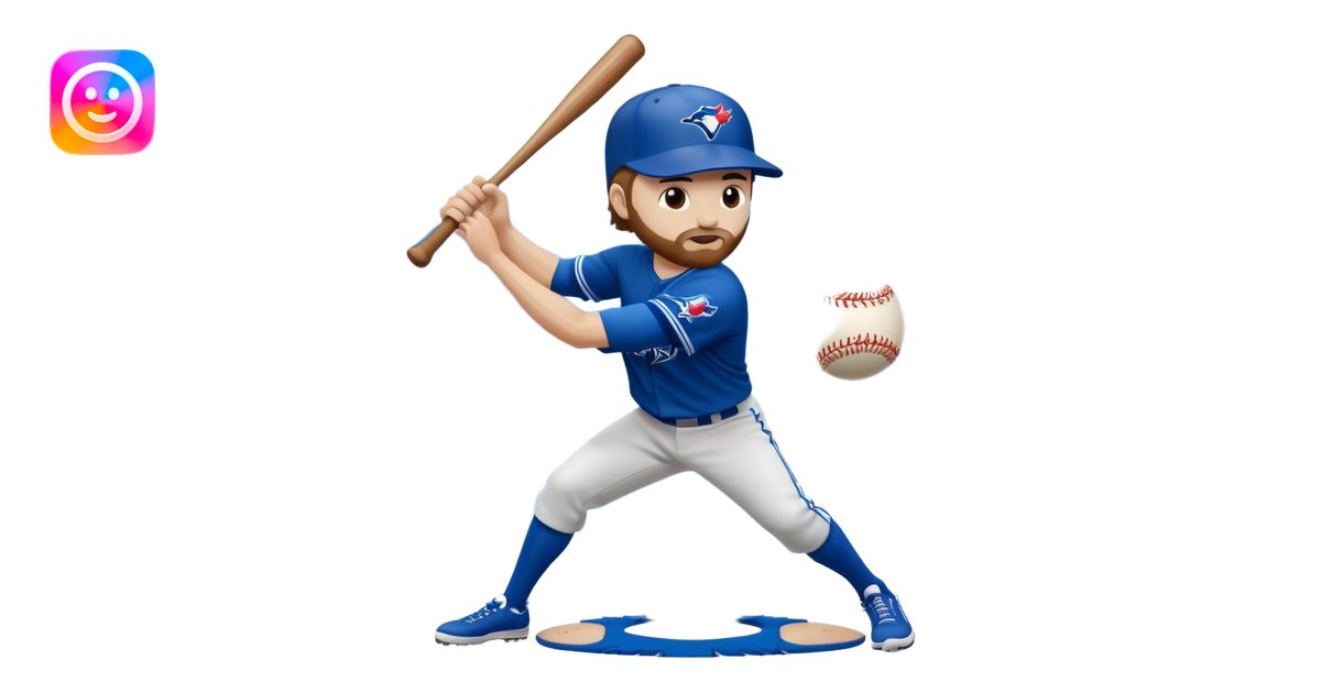 MLB TORONTO BLE JAYS SMASHING THE LA Dodgers emoji | AI Emoji Generator