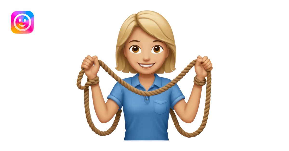 emoji person pulling a rope emoji | AI Emoji Generator