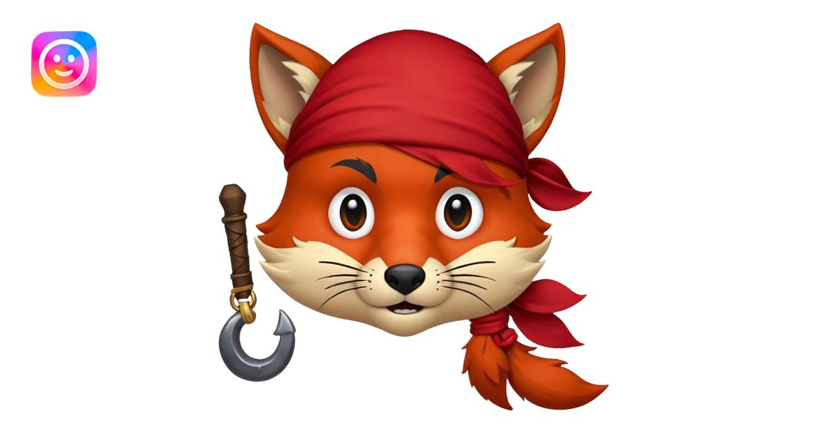 Foxy from fnaf emoji | AI Emoji Generator