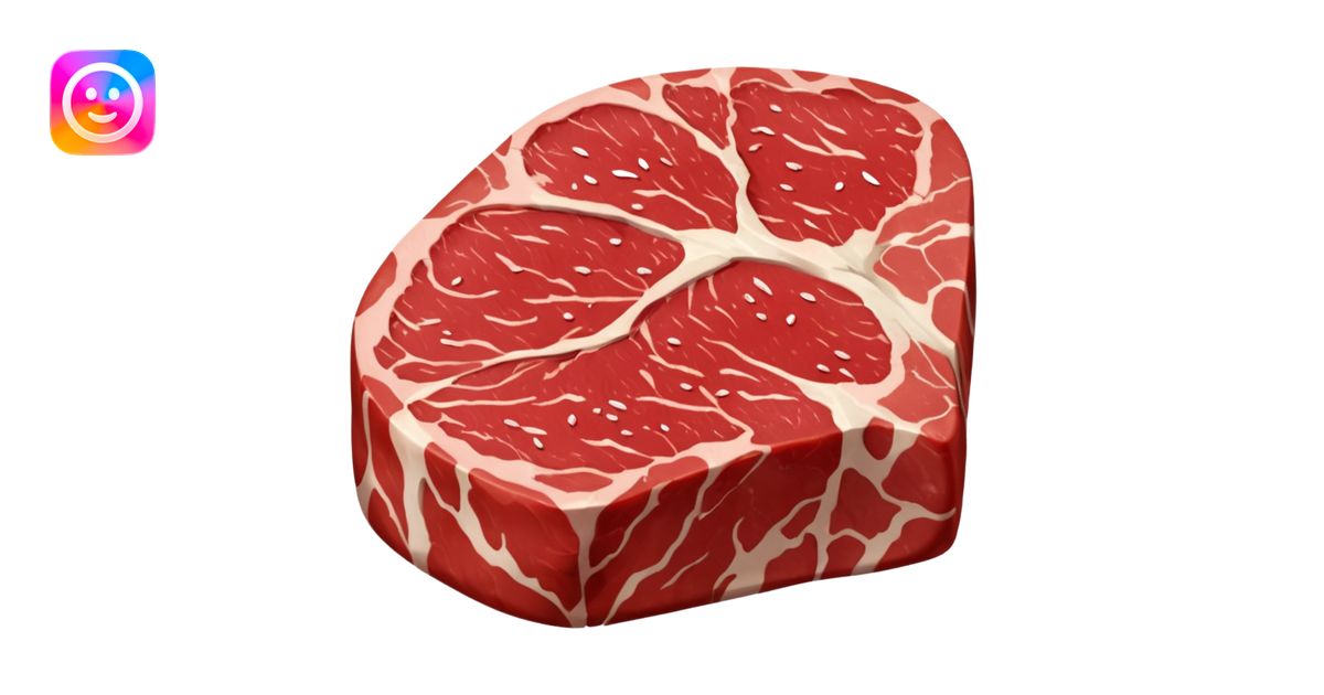 steak protein cut emoji | AI Emoji Generator