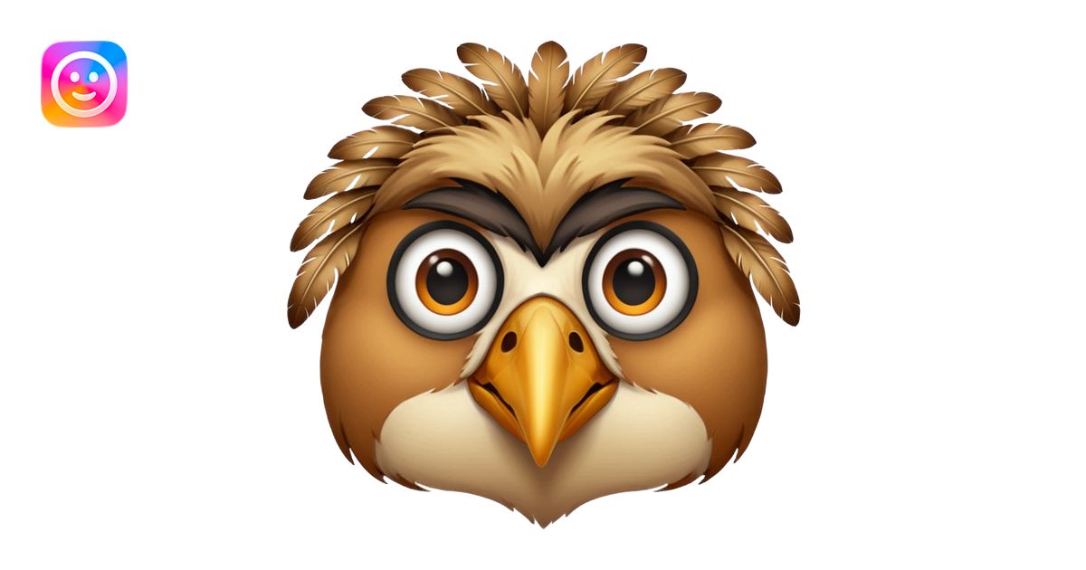 desert bird face emoji | AI Emoji Generator