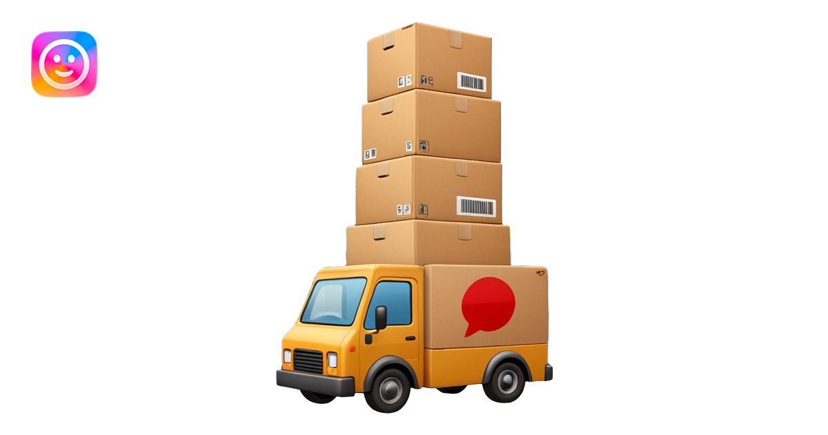 create a realistic emoji showing a express company emoji | AI Emoji ...