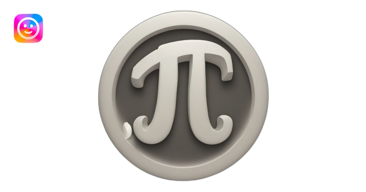 Pi symbol emoji | AI Emoji Generator