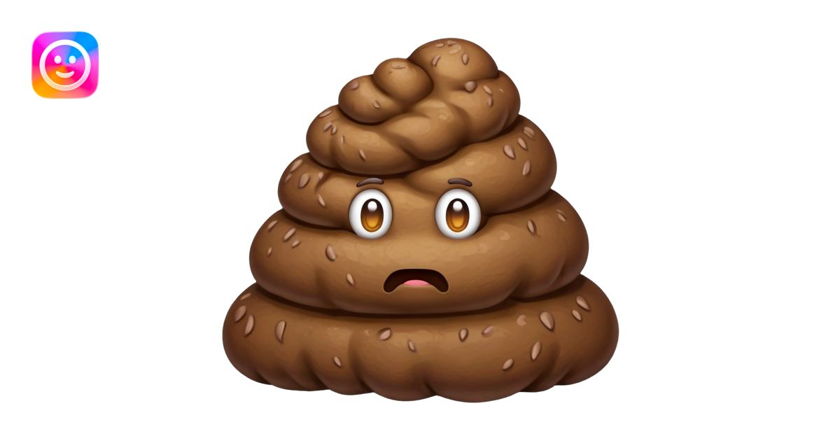 Caca qui fait caca emoji | AI Emoji Generator