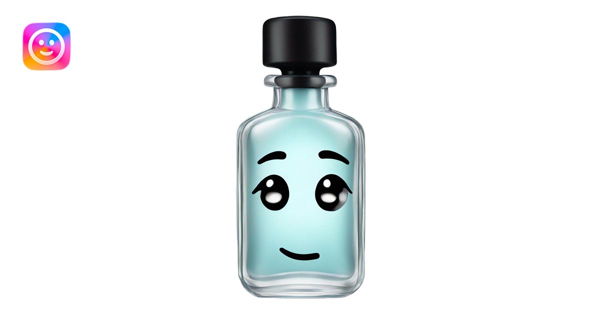 smiling perfume with black cap emoji | AI Emoji Generator