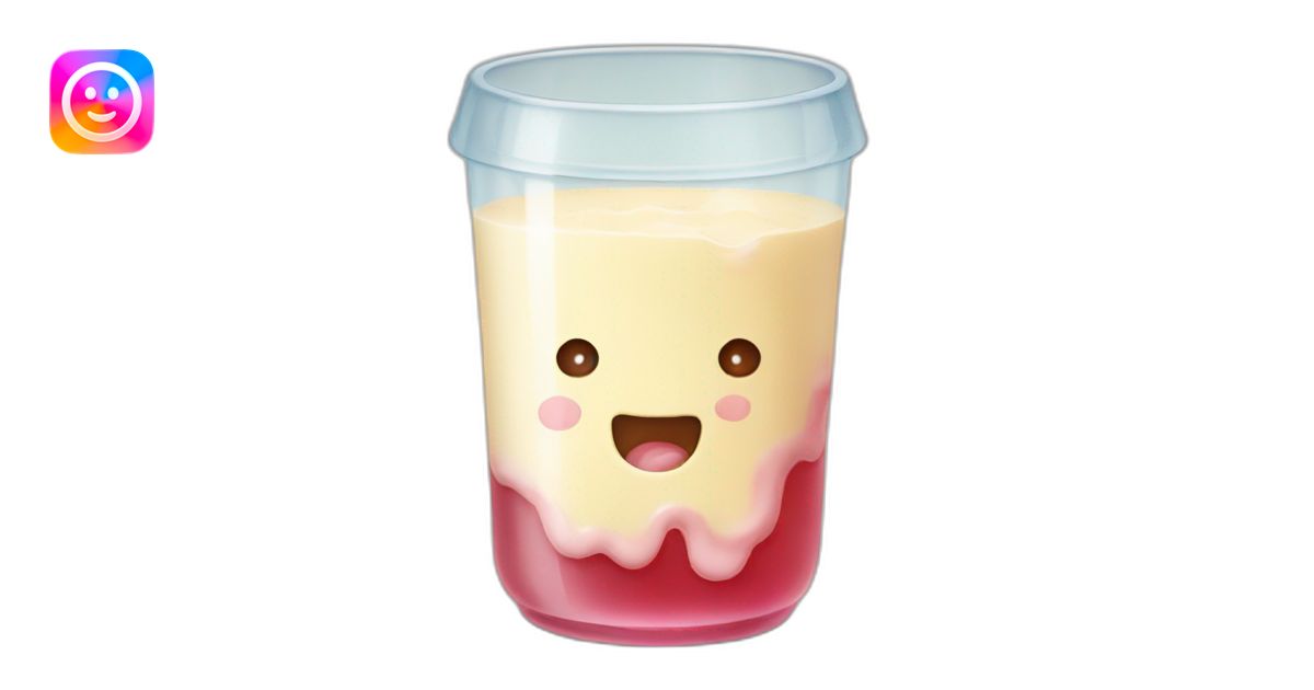 Jelly milk emoji | AI Emoji Generator