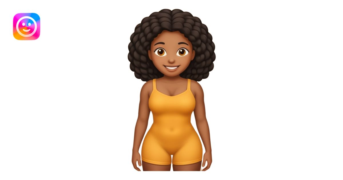 Black girl big bottom emoji | AI Emoji Generator