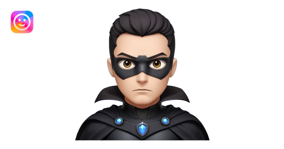 dark sci-fi villain portrait, head and shoulders only, black armor ...