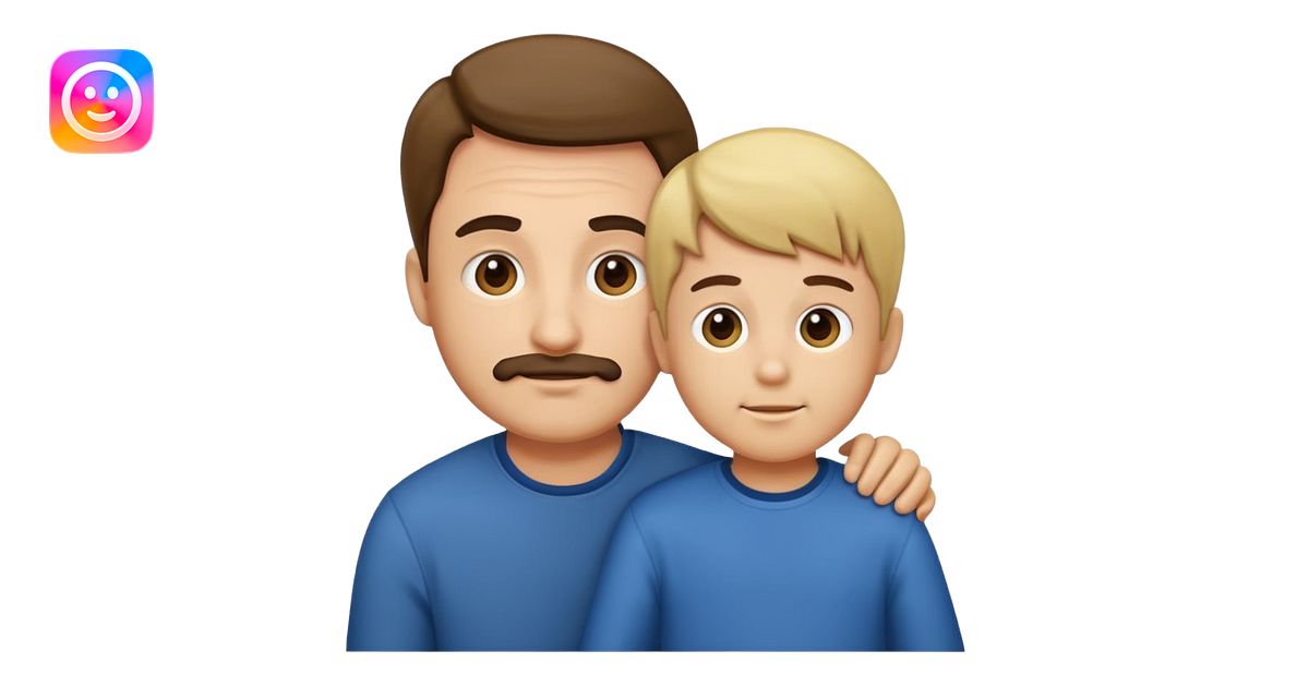 father and boy emoji | AI Emoji Generator
