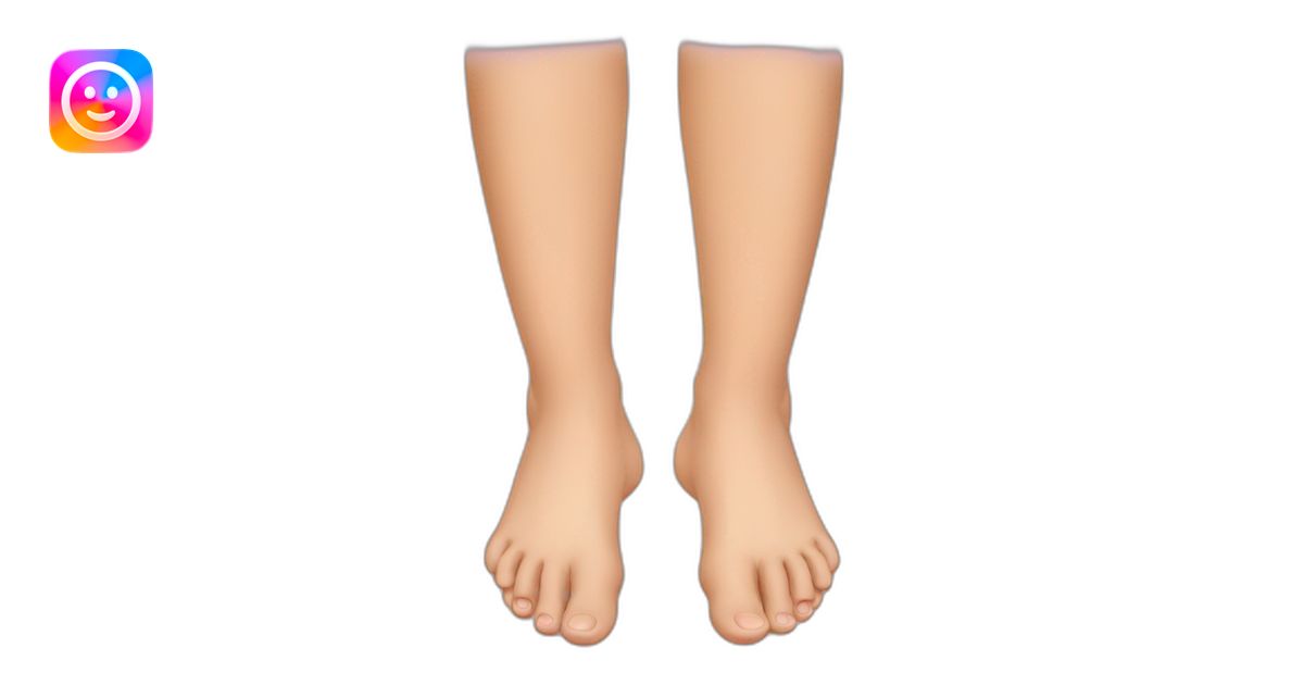 Girl feet emoji | AI Emoji Generator
