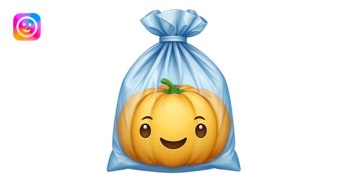 polythene grocery bag emoji | AI Emoji Generator