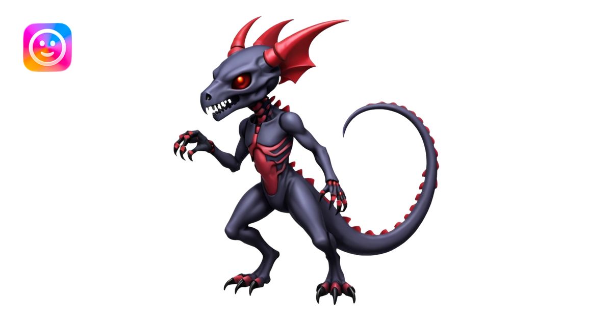 Shiny Horned Futuristic Badass Demonic Spectral Dusky Spooky Skull ...
