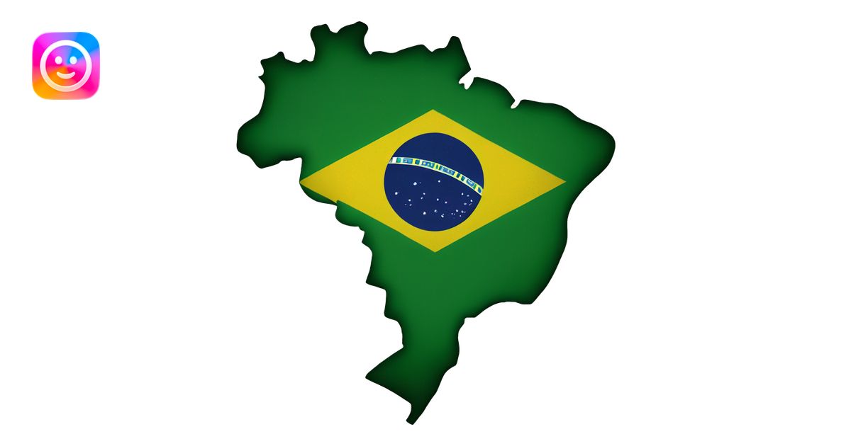 Brazil's map emoji | AI Emoji Generator